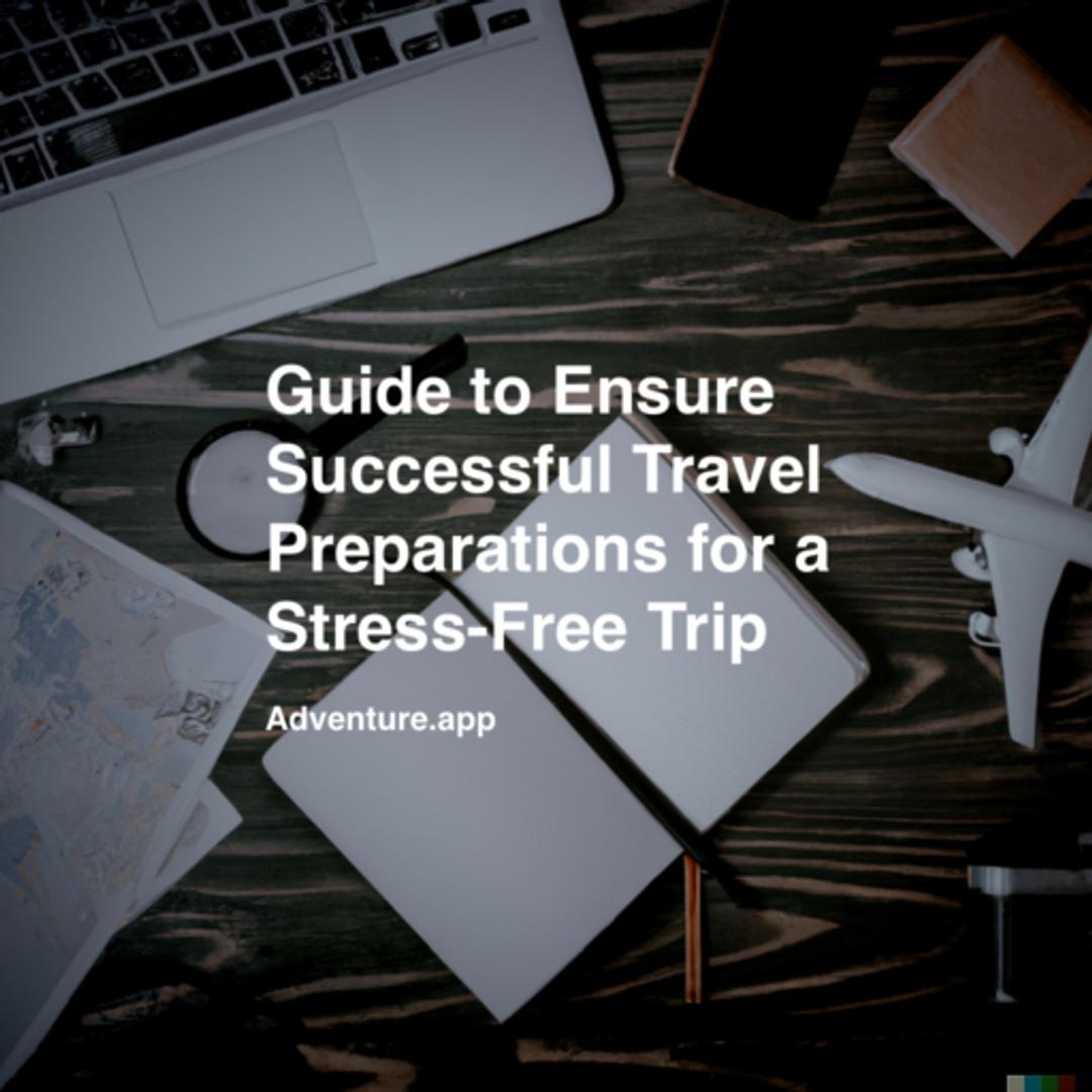 Guide to Ensure Successful Travel Preparations for a Stress-Free Trip